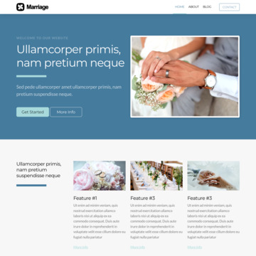 Easy-to-Use Marriage Template for All Websites | Kopage