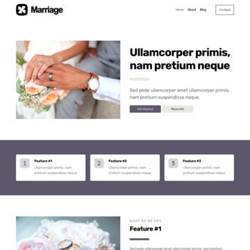 Easy-to-Use Marriage Template for All Websites | Kopage