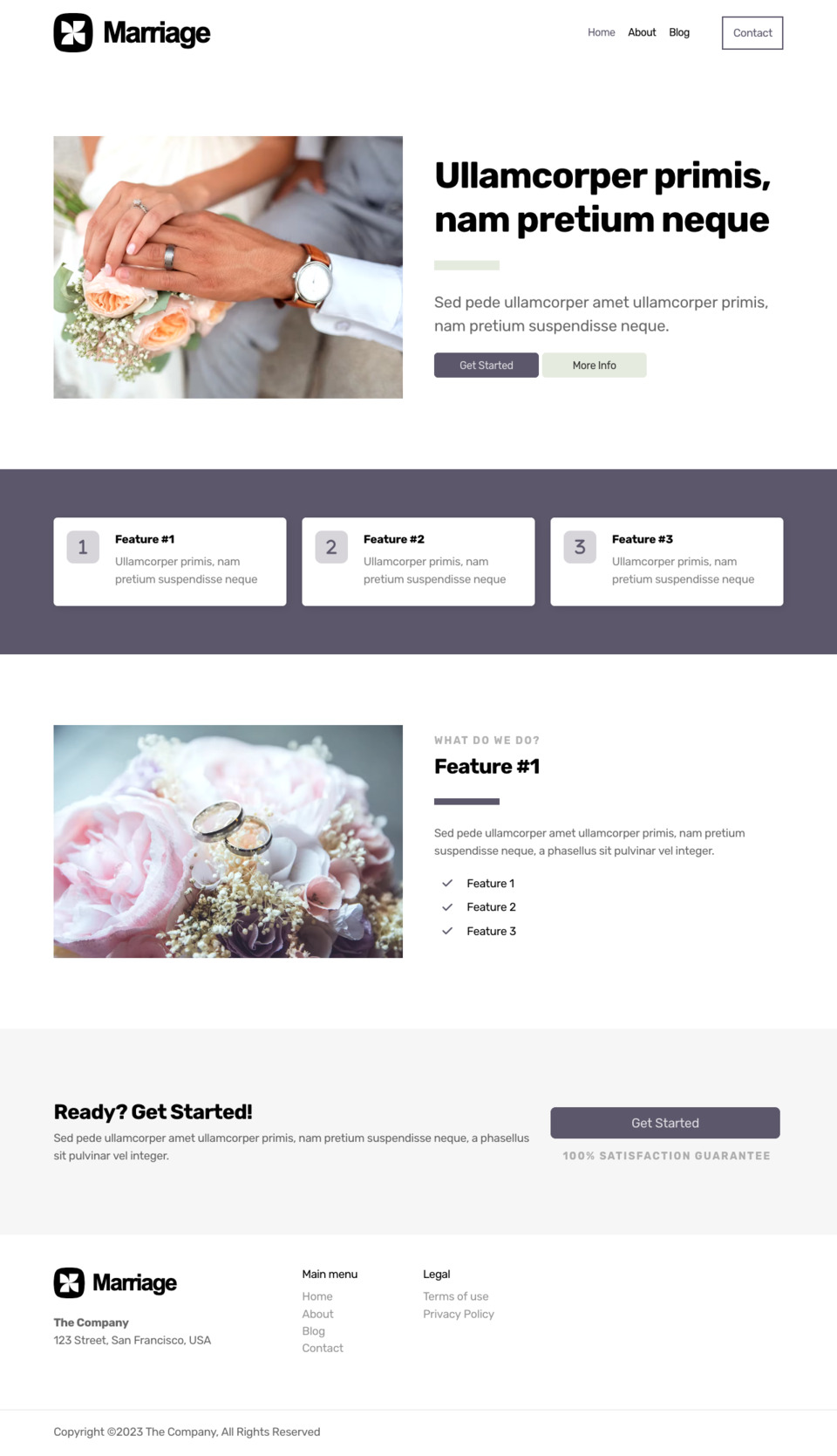 Easy-to-Use Marriage Template for All Websites | Kopage