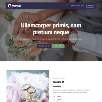 Easy-to-Use Marriage Template for All Websites | Kopage