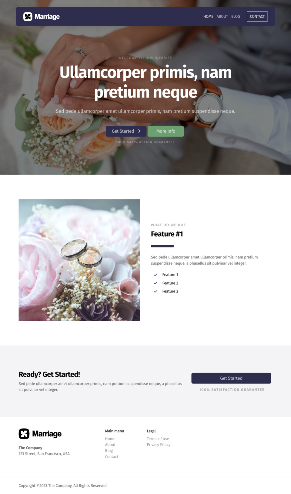 Easy-to-Use Marriage Template for All Websites | Kopage
