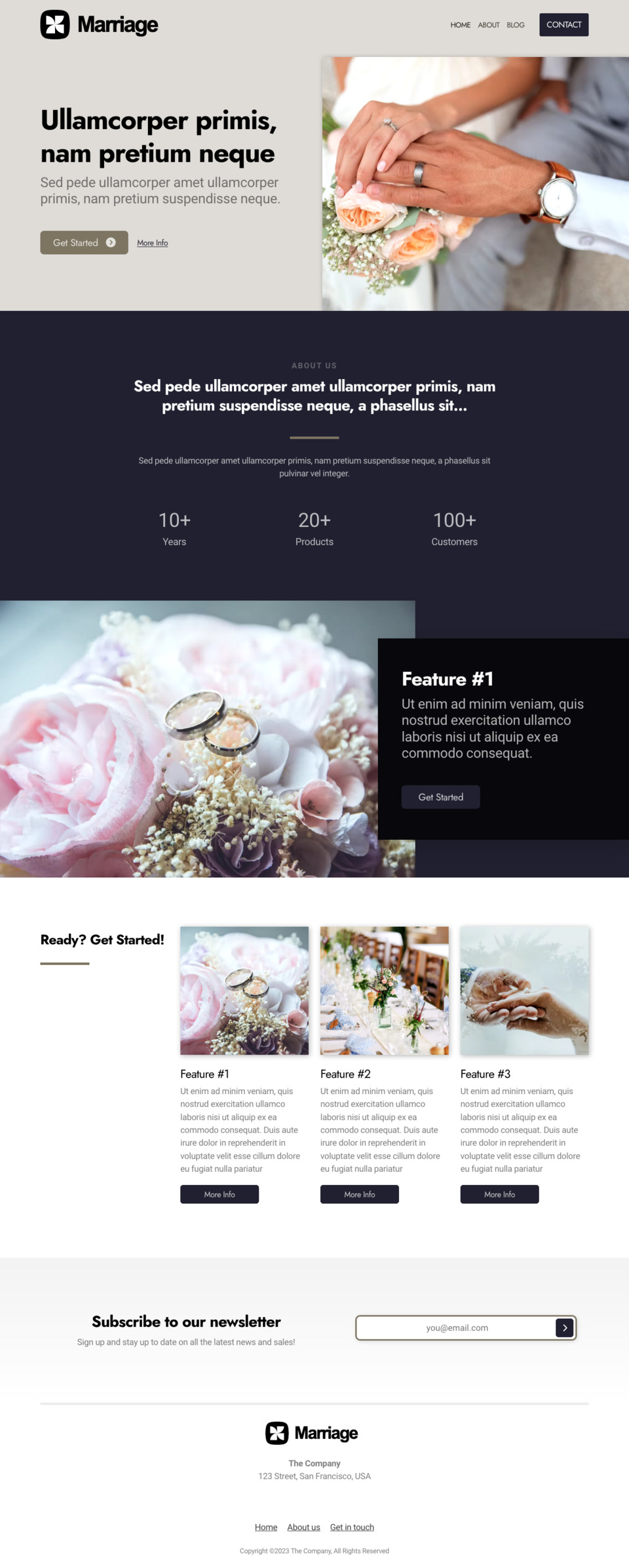 Easy-to-Use Marriage Template for All Websites | Kopage