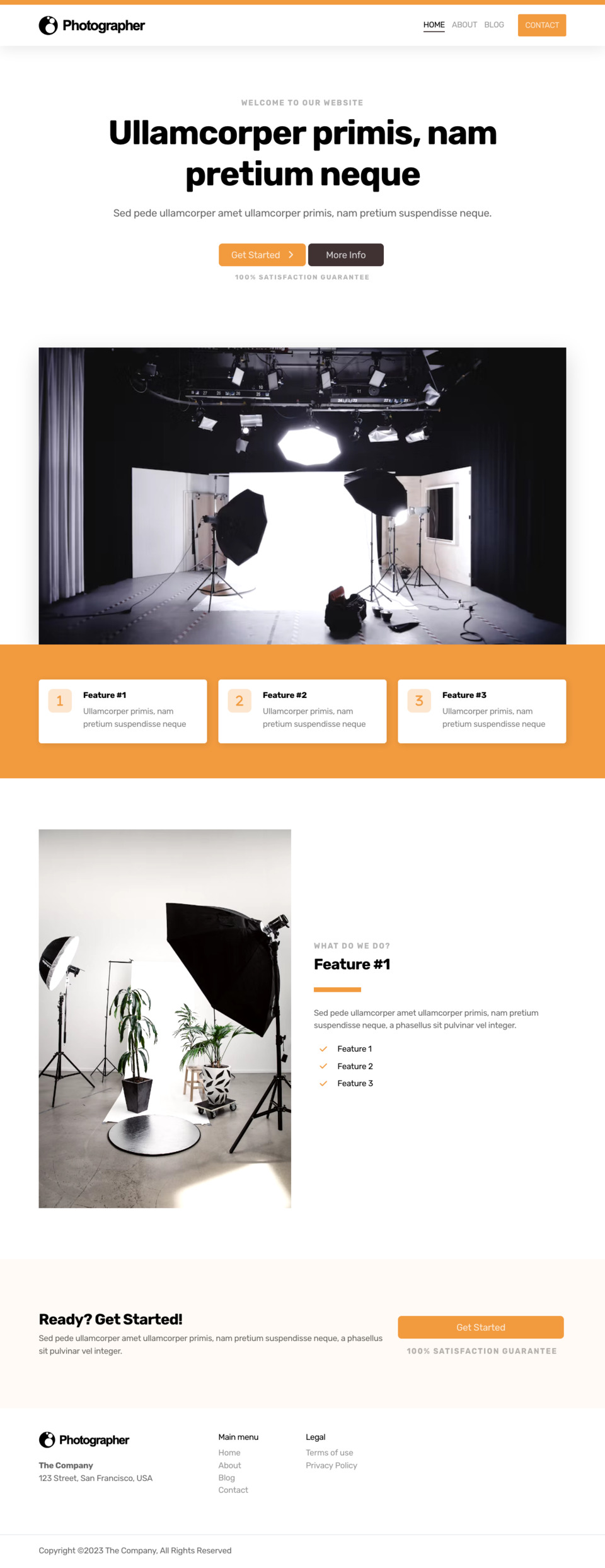 Photographer Template - Customize Your Professional Website Easily with ...