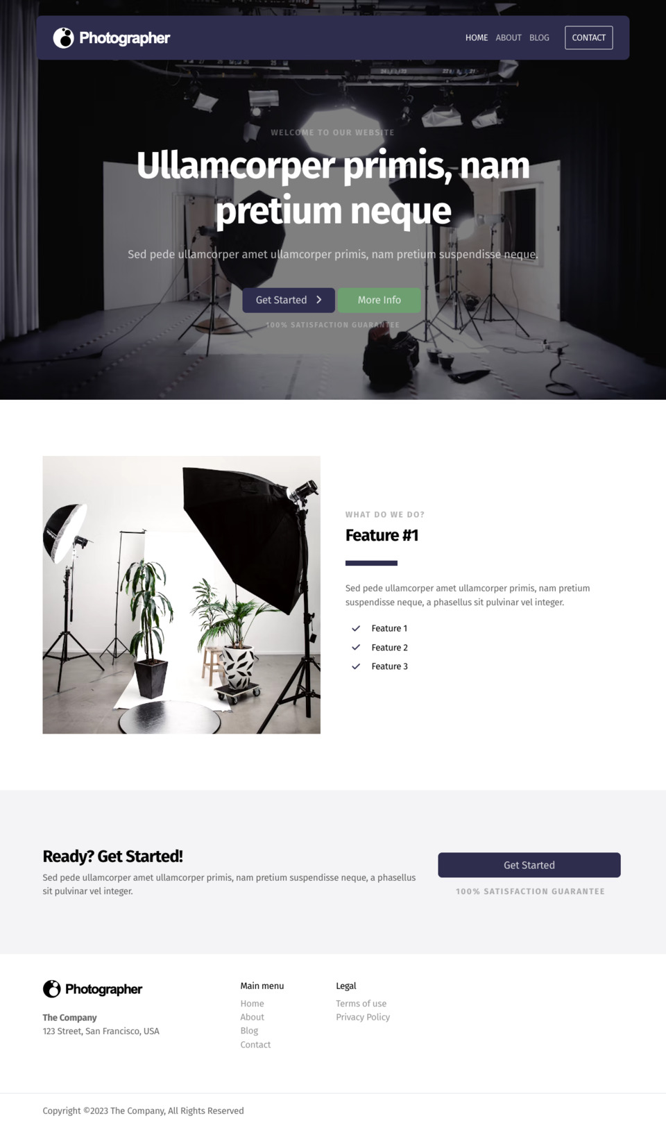 Photographer Template - Customize Your Professional Website Easily with ...
