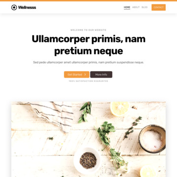 Wellness Template - Design Your Website with Ease | Kopage